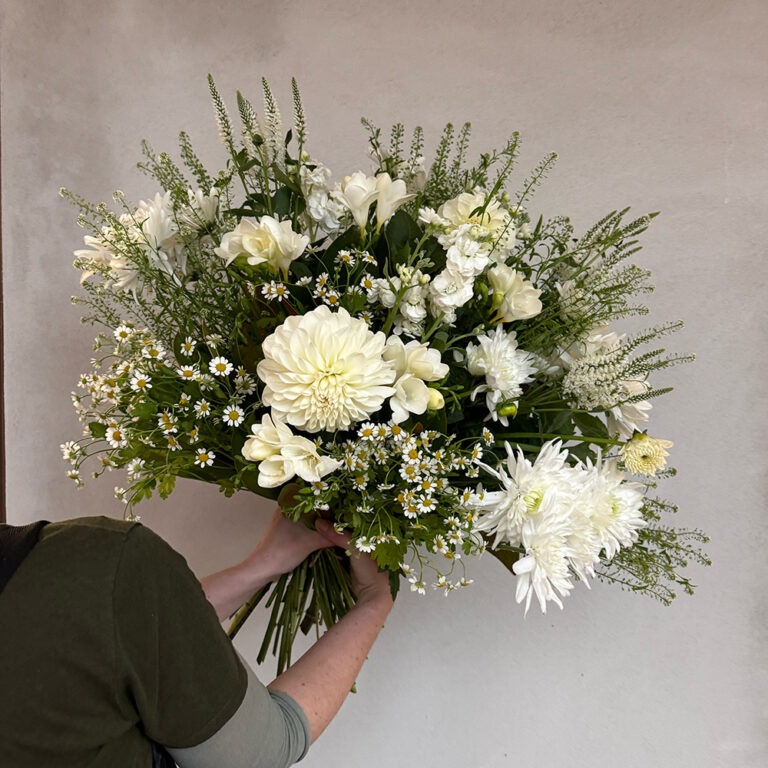 White Florist Choice Bouquet - The Wild Bunch